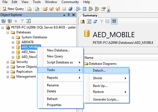 Database How To Move Database Files